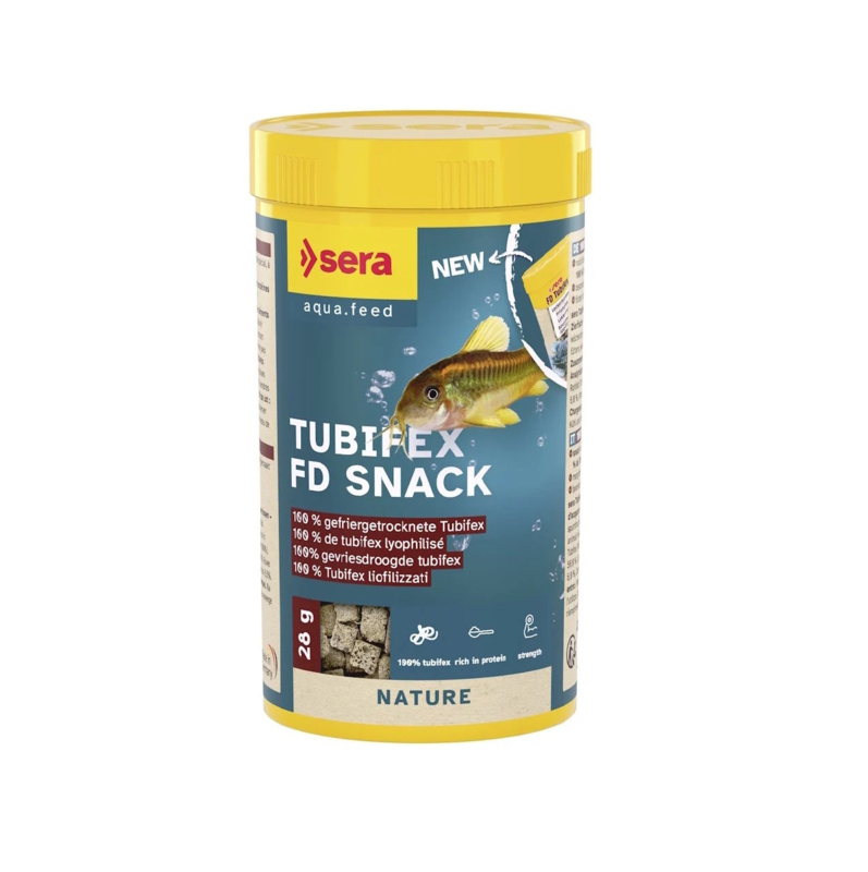 Sera FD Tubifex Nature 250ml (28 gram)
